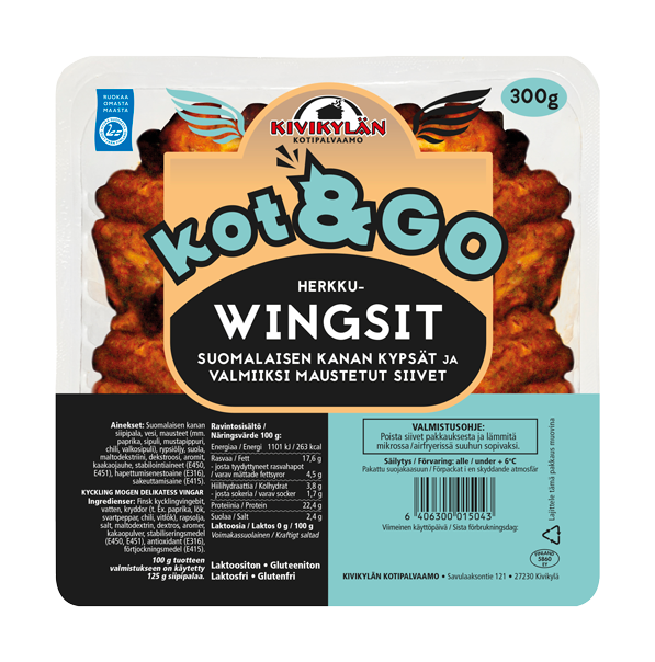 Herkkuwingsit - Kivikylän Kotipalvaamo